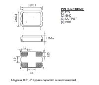 China Temperature Compensated Crystal Oscillator Raltron RTXE-104ED333-C-26.000-TR 26 MHz 3.3 Volt Supply Voltage for sale