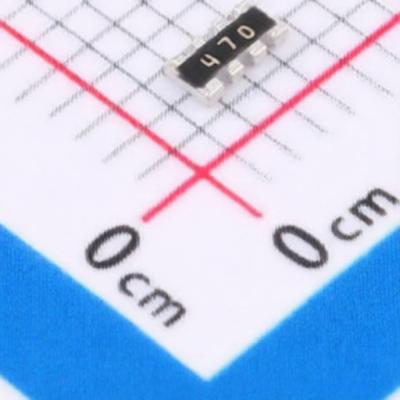 China Lead free halogen free thick film array chip resistors RALEC RTA03-4D470JTP for electronic circuits for sale