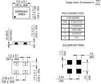 China clock oscillator Raltron COM2305-14.31818-T-TR with 14.31818 MHz frequency and 3.3 VDC supply voltage for sale