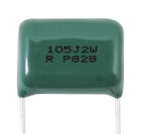 China Metallized Polypropylene Film Capacitor Rubycon 450MPK105J with Reduced Audible Noise and Safety Coating for sale