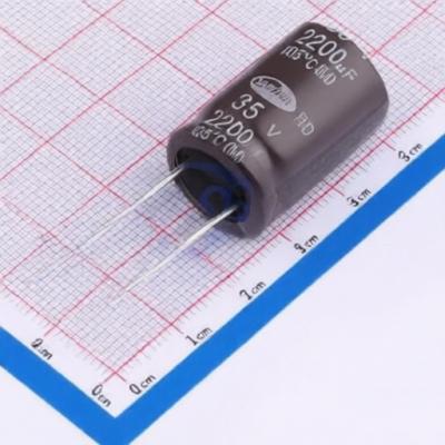 China Electrolytic Capacitors Miniature Aluminum Type SAMWHA RD1V228M16025BB150 Designed for General Purpose for sale