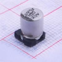 China Long Lasting Aluminum Electrolytic Capacitor SAMYOUNG MVK25V100M6.3*8 6.3TP for Industrial Equipment for sale