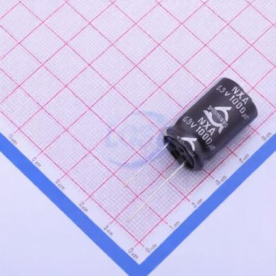 China Miniature Aluminum Electrolytic Capacitors with Stable Impedance Ratios SAMYOUNG NXA63V1000M16 25 LO Series for sale