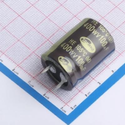 China aluminum electrolytic capacitor SAMWHA HE2G107M22030HA180 with wide temperature range and snap in terminals for sale