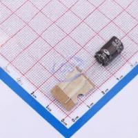 China Miniature Aluminum Electrolytic Capacitors SAMWHA WL1A477M0811MPF with Safety Vent and Wide Voltage Range for sale