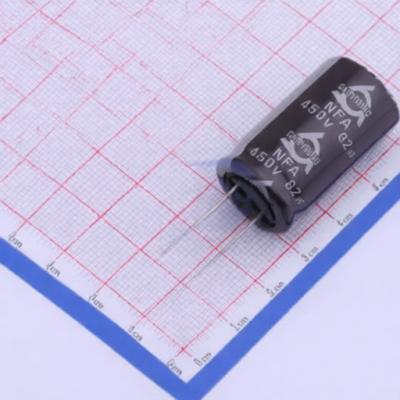 China Long Life Miniature Electrolytic Capacitors SAMYOUNG NFA 450V82 18 31.5 Rated 450 Volts For Ballasts for sale