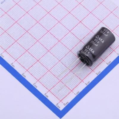 China Miniature Aluminum Electrolytic Capacitors SAMYOUNG NXA 80V330 M 12.5 25 Ideal for Chargers and Adaptors for sale