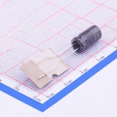 China High capacitance miniature aluminum electrolytic capacitors SAMWHA RD1C227M6L011PC designed for electronic circuits for sale