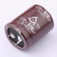 China Large Sized Aluminum Electrolytic Capacitors SAMYOUNG TDC420V510M30 35V with 105 Degree Celsius Temperature Rating for sale