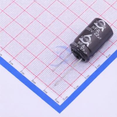 China SAMYOUNG NFA 500V22 M 16 25 Miniature Capacitor Aluminum Electrolytic for Ballasts and Stabilizers for sale