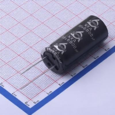 China Miniature Aluminum Electrolytic Capacitors SAMYOUNG NXA35V6800M18*40 LO for Noise Filters and Chargers for sale