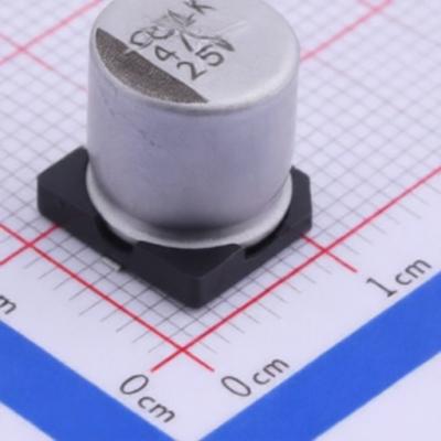 China Surface mount capacitor SAMYOUNG MVK 25V470 M 10*10 designed for in demanding electronic environments for sale