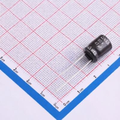 China SAMYOUNG NXA 100V 47UF 10 12.5 aluminum electrolytic capacitor with 20 percent capacitance tolerance for sale