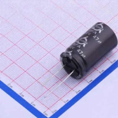 China Miniature Aluminum Electrolytic Capacitor SAMYOUNG NFA500V47M18*31.5 LO Suitable for DC Applications for sale