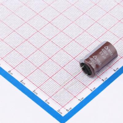 China miniature aluminum electrolytic capacitors SAMYOUNG NHA400V33M12.5*20 LO with wide temperature range for sale