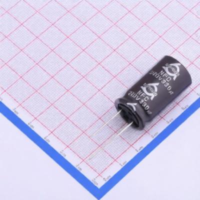 China Miniature Aluminum Electrolytic Capacitors SAMYOUNG NFC 200V330 18 31.5 Long Life and RoHS Compliant for sale