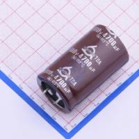 China Durable SAMYOUNG TDA 100V4700 30*50 Electrolytic Capacitors with Brown Sleeve and Silver Ink Marking for sale