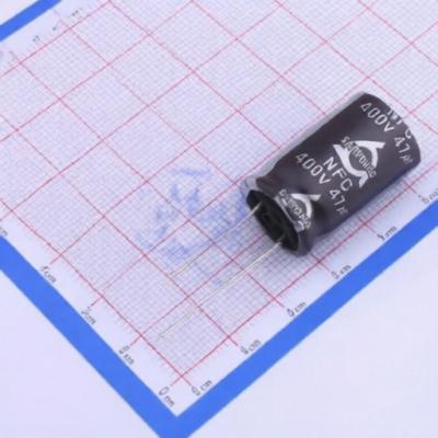 China Miniature Aluminum Electrolytic Capacitors SAMYOUNG NFC 400V47 16 25 RoHS Compliant and Halogen Free for sale