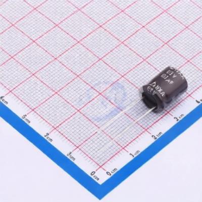 China Miniature aluminum electrolytic capacitors featuring SAMYOUNG NXA63V100M10*12.5 LO for low impedance and long life for sale