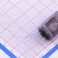 China Miniature Aluminum Electrolytic Capacitors SAMYOUNG NHA 400V100 18 25 Designed for Digital Appliance for sale