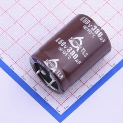 China large sized aluminum electrolytic capacitors SAMYOUNG TLS450V390M30*40 with 3000 hours life at 105 degrees for sale