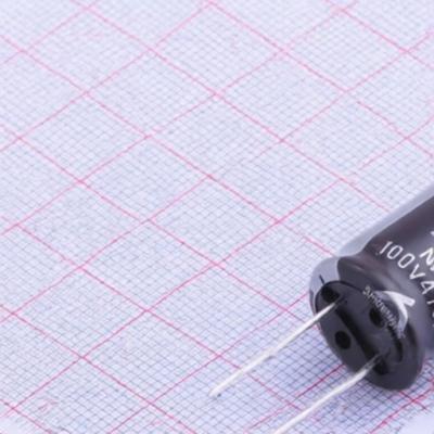 China Miniature Aluminum Electrolytic Capacitors SAMYOUNG NXA 100V470 16*31.5 with Low Leakage Current for sale