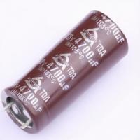 China Industrial Grade SAMYOUNG TDA63V4700M22 50 V Large Electrolytic Capacitors with Standard Construction for sale