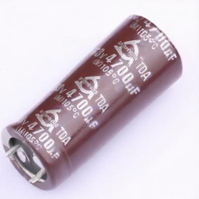 China Industrial Grade SAMYOUNG TDA63V4700M22 50 V Large Electrolytic Capacitors with Standard Construction for sale