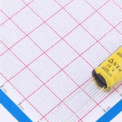 China Long life low impedance miniature aluminum electrolytic capacitors SAMYOUNG NXH16V1800M10*25 LO ideal for SMPS and adaptors for sale