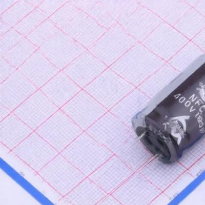 China Long Life Miniature Aluminum Electrolytic Capacitors SAMYOUNG NFC 400V180 18 40 with Halogen Free Option for sale