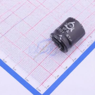 China Aluminum Electrolytic Capacitors SAMYOUNG NFA 400V47 M 16*20 for Industrial Ballasts and Stabilizers for sale