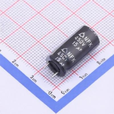 China Miniature Aluminum Electrolytic Capacitors for Long Life Applications SAMYOUNG NFK450V15M10*20 3.5CC for sale