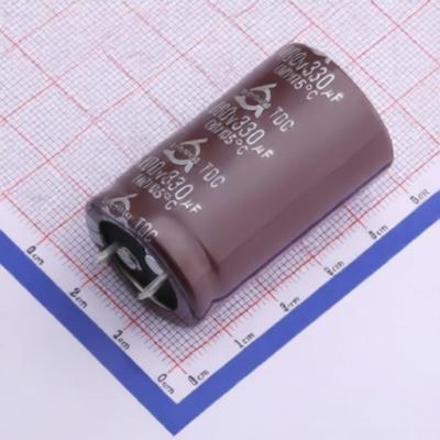 China performance SAMYOUNG TDC 400V330 25.4 45 aluminum electrolytic capacitor rohs compliant halogen free for sale