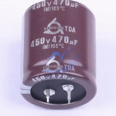 China Durable SAMYOUNG TDA 450V 470UF 35*40 aluminum electrolytic capacitor suitable for electronic equipment for sale