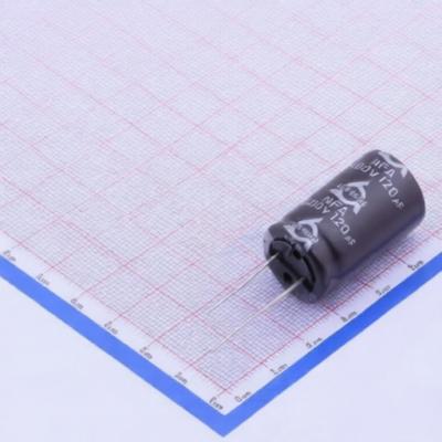 China Miniature capacitor SAMYOUNG NFA400V120M18*31.5 LO designed for long life and high ripple stabilizer for sale