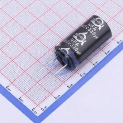 China Long Life Miniature Aluminum Electrolytic Capacitor SAMYOUNG NFA160V330M16*31.5 LO with RoHS Compliance for sale