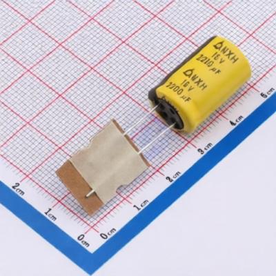 China Long Life SAMYOUNG NXH16VB2200M12.5*20 5.0TP Aluminum Electrolytic Capacitor for DC Power Applications for sale