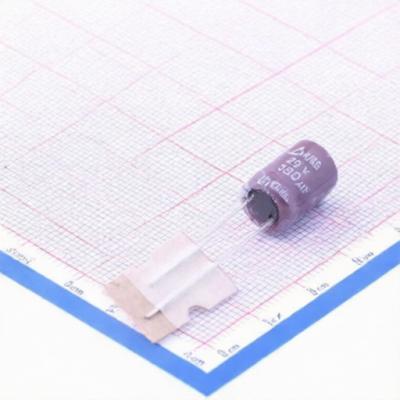 China Miniature aluminum electrolytic capacitors SAMYOUNG KMG 25V330 8*11.5 performance for general applications for sale
