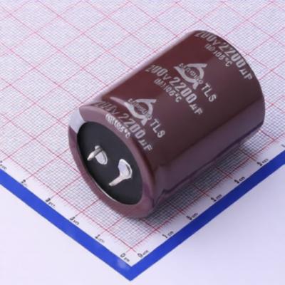 China Durable SAMYOUNG TLS 200V2200 35 45 aluminum electrolytic capacitor with 3000 hour load life rating for sale