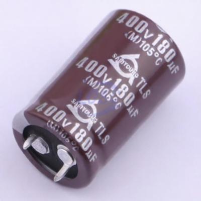 China High Stability Aluminum Electrolytic Capacitors SAMYOUNG TLS400V180M22*35 V with Low Tan Delta Value for sale