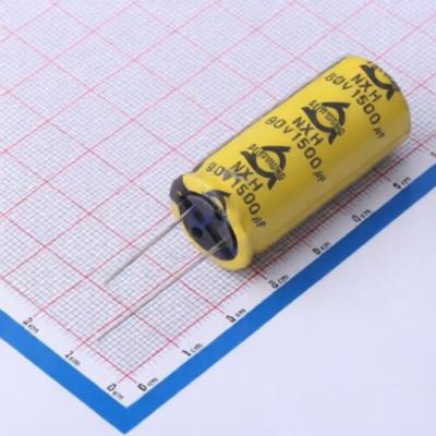 China Robust SAMYOUNG NXH80V1500M18*40 LO capacitor with leakage current of 0.01CV or 3 microamps maximum for sale