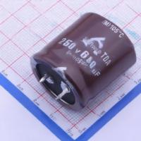 China SAMYOUNG TDA250V680M30 30 Aluminum Electrolytic Capacitors Rated for 16 to 100 VDC Operating Voltage for sale