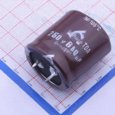 China SAMYOUNG TDA250V680M30 30 Aluminum Electrolytic Capacitors Rated for 16 to 100 VDC Operating Voltage for sale