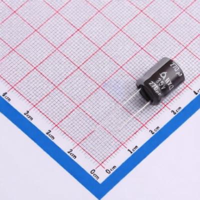 China SAMYOUNG NXQ 35V 270UF 10 12.5 aluminum electrolytic capacitor with excellent ripple current handling for sale