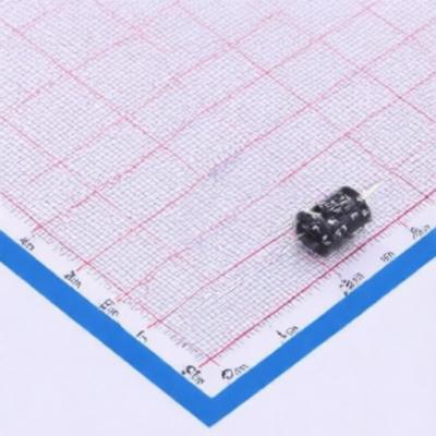 China Long Life Miniature Aluminum Electrolytic Capacitors Rated Voltage 6.3 to 100 Volts SAMYOUNG NXA100V33M8*11.5 LO for sale