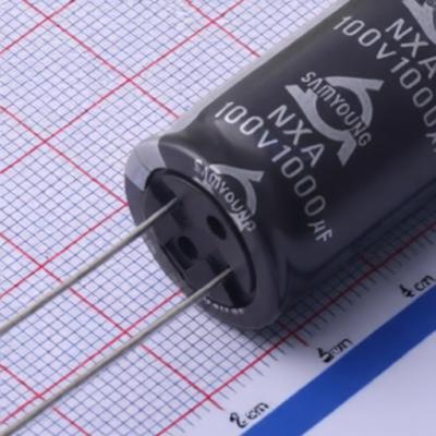 China SAMYOUNG NXA100V1000M18 40 LO Low Impedance Capacitors Designed for in SMPS Chargers and Noise Filters for sale