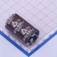 China Large Aluminum Electrolytic Capacitors SAMYOUNG TDA160V680M22*35 V for SMPS and Inverter Applications for sale