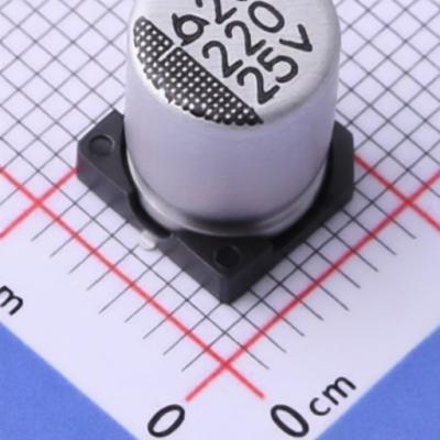 China Durable SAMYOUNG BXJ25V220M8*10 8.0TP aluminum electrolytic capacitor suitable for various circuits for sale