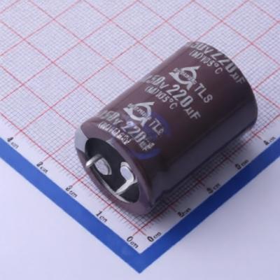 China Aluminum Electrolytic Capacitors Rated 160 to 550 Volts SAMYOUNG TLS450V220M25.4*35 V Designed for Industrial Power Supplies for sale