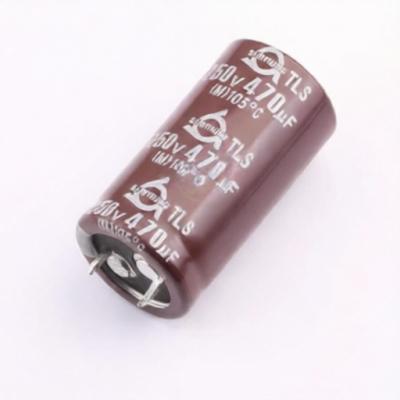 China Durable SAMYOUNG TLS250V470M22*40 V aluminum electrolytic capacitor with high ripple current capability for sale